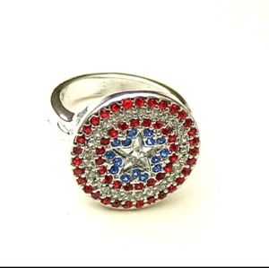 Marvel | Jewelry | Marvel Comics Captain America Stainless Steel ...
